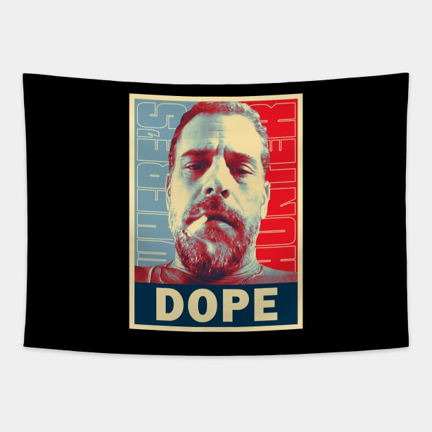 Hunter Biden Dope Laptop - Hunter Biden - Tapestry | TeePublic