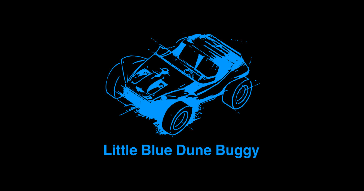 Little Blue Dune Buggy - Beach Buggy - Sticker | TeePublic