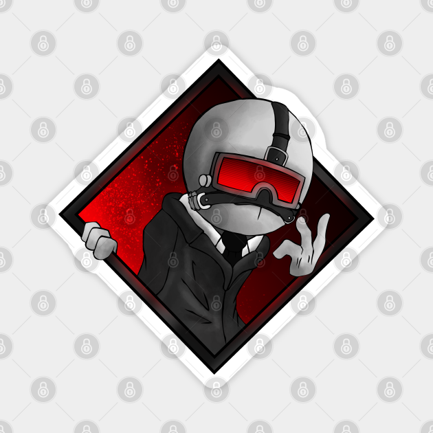 Madness combat AAHW MAG AGENT V4 grunt art - Madness Combat - Magnet ...