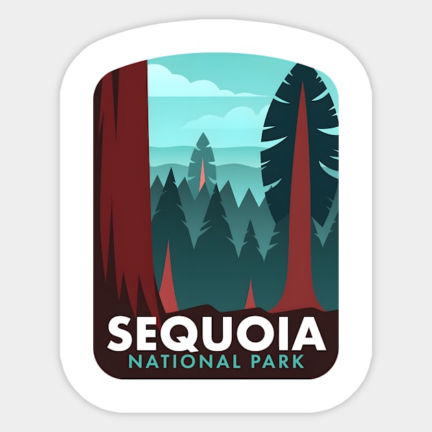 Sequoia National Park - Sequoia - Sticker | TeePublic