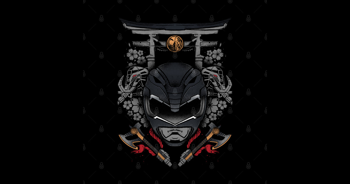 BLack Ranger - Power Ranger - Sticker | TeePublic