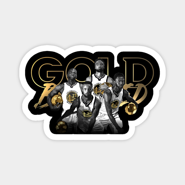 Gold Blooded GSW - Golden State Warriors - Magnet | TeePublic