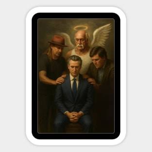 Gavin Newsom Meme Hulk Hogan Tucker Stickers for Sale | TeePublic
