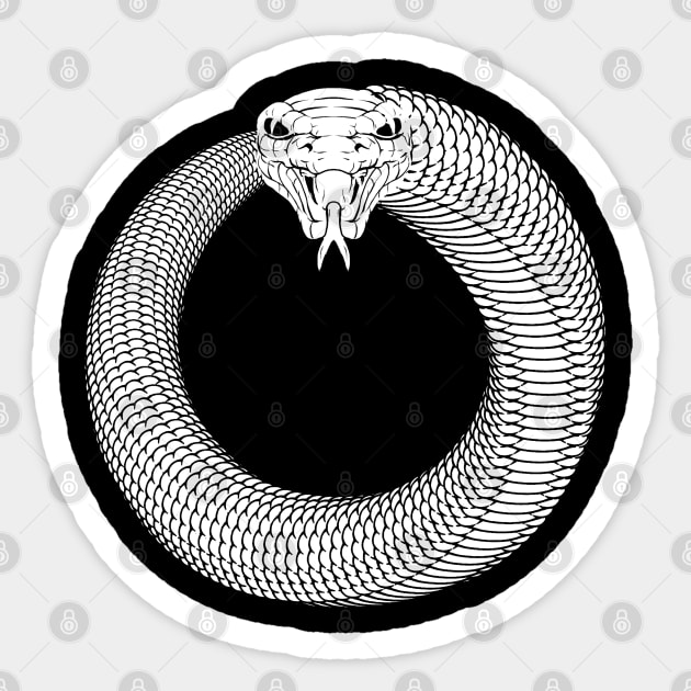 Ouroboros snake - Ouroboros Snake - Sticker | TeePublic