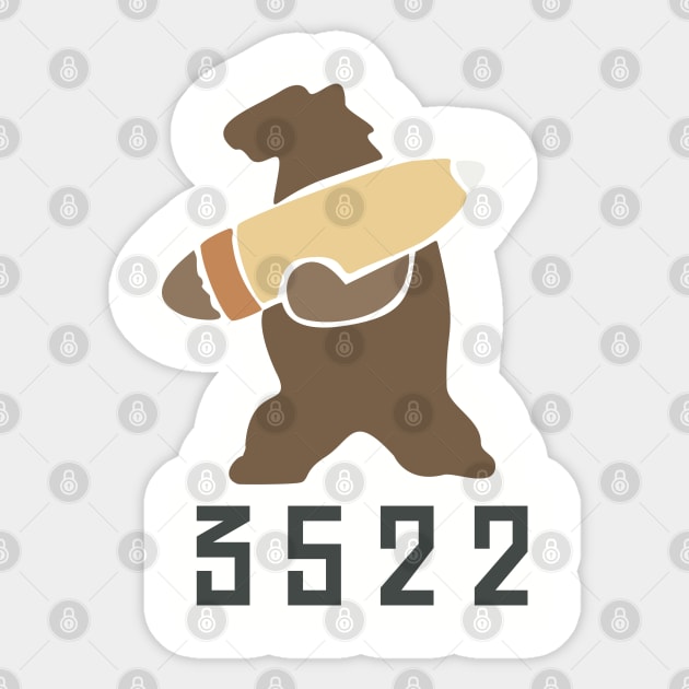 Wojtek Soldier Bear - Wojtek Soldier Bear - Sticker | TeePublic