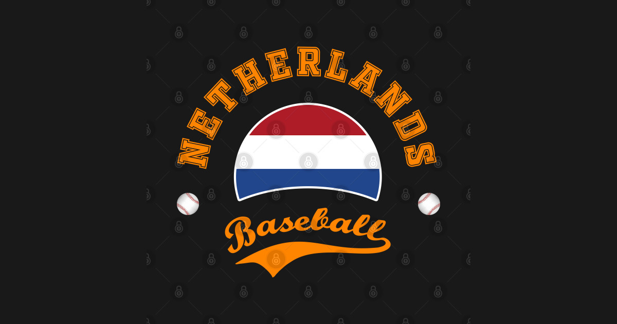 Netherlands Baseball Team - Netherlands Baseball - T-Shirt | TeePublic