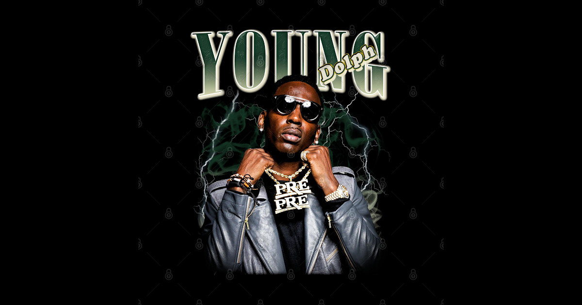 Young Dolph Vintage Pose - Young Dolph - Sticker | TeePublic