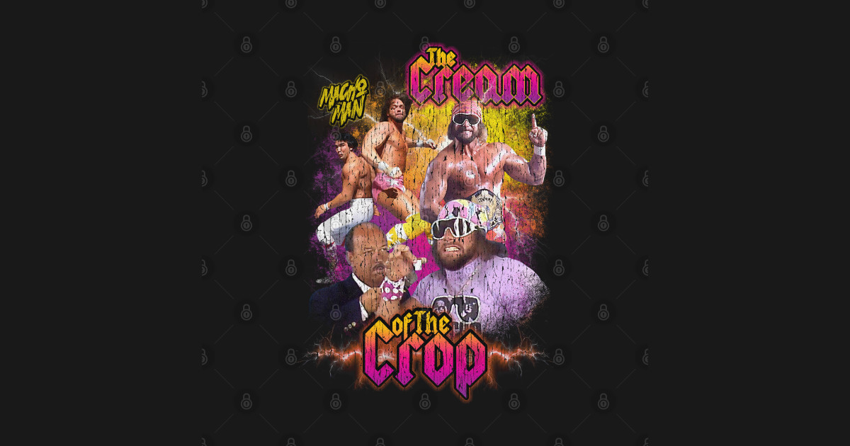 Vintage Crack Plastisol 90s Bootleg The Cream of The Crop - Vintage - T ...
