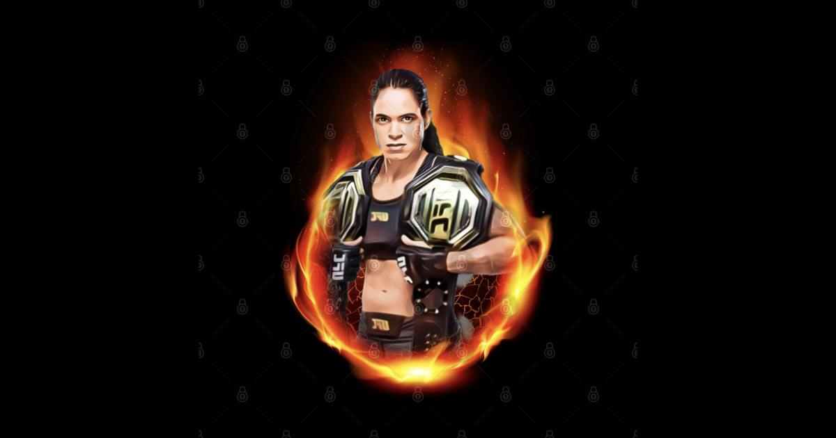 Amanda Nunez The Lioness - Mma - Sticker | TeePublic