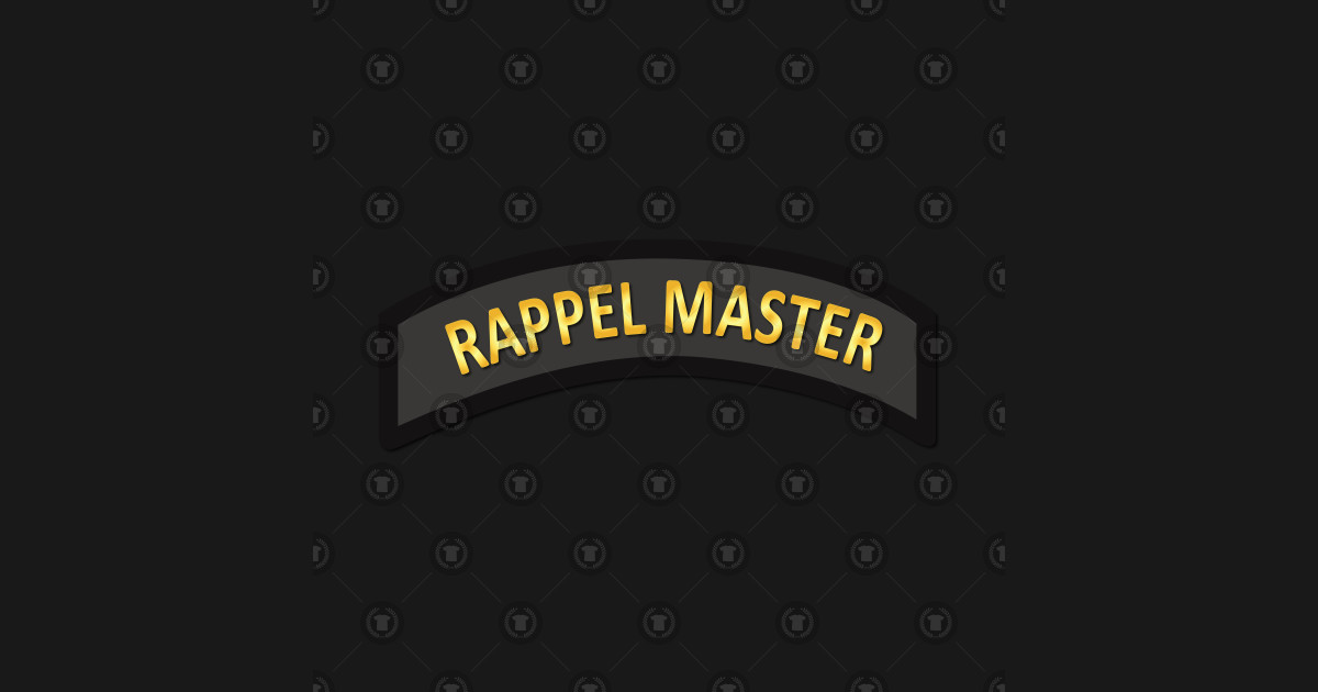 Rappel Master Tab Black - Gold - Rappel Master Tab Black Gold - Sticker ...