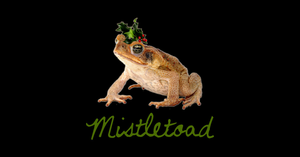 Mistletoad - Mistletoe - Sticker | TeePublic