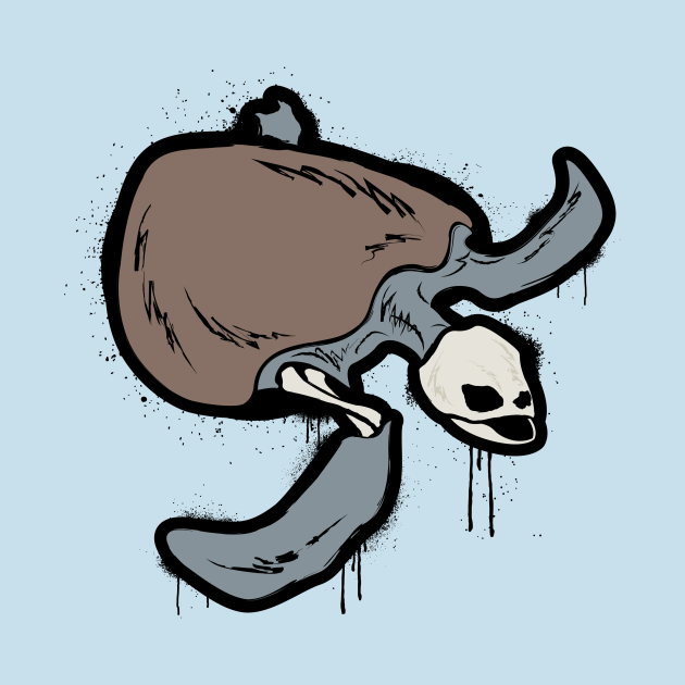 Dead Turtle - Animals - T-Shirt | TeePublic