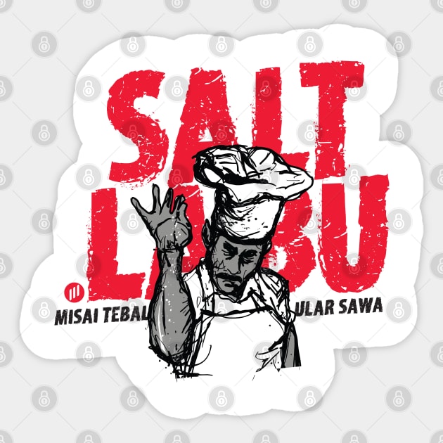 P.Ramlee Parody Series Labu Labi Parody - Salt Bae Meme - Sticker ...
