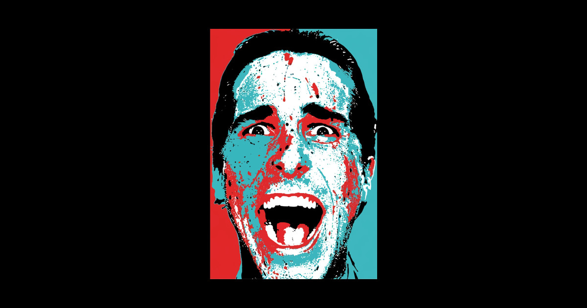 American Psycho Patrick Bateman Scream - American Psycho - Posters and ...