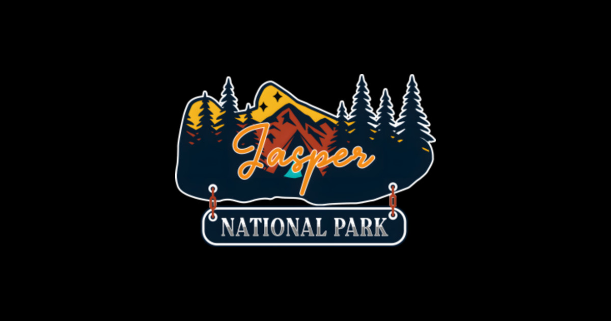 Jasper National Park - Jasper - Sticker | TeePublic