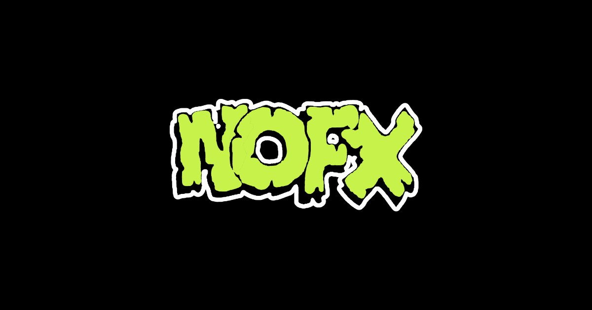 Nofx basic design - Punk Rock Band - Sticker | TeePublic