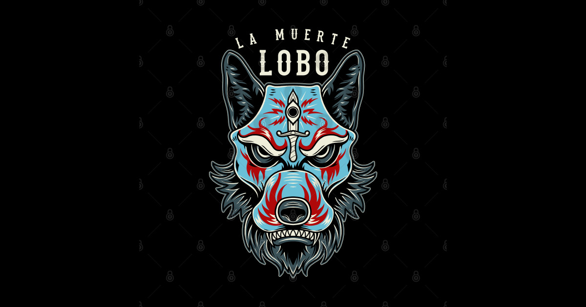 LUCHA LIBRE WOLF - Nacho Libre - Sticker | TeePublic