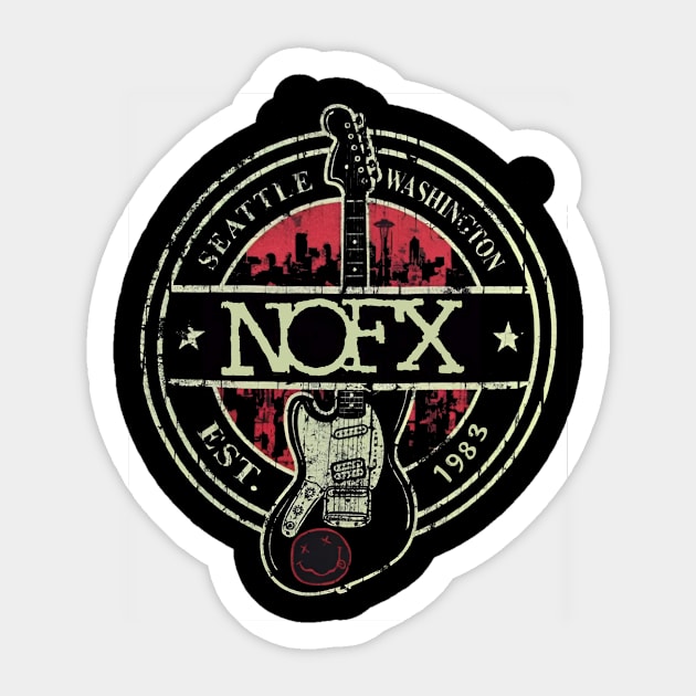 NOFX BAND T SHIRT - Nofx - Sticker | TeePublic