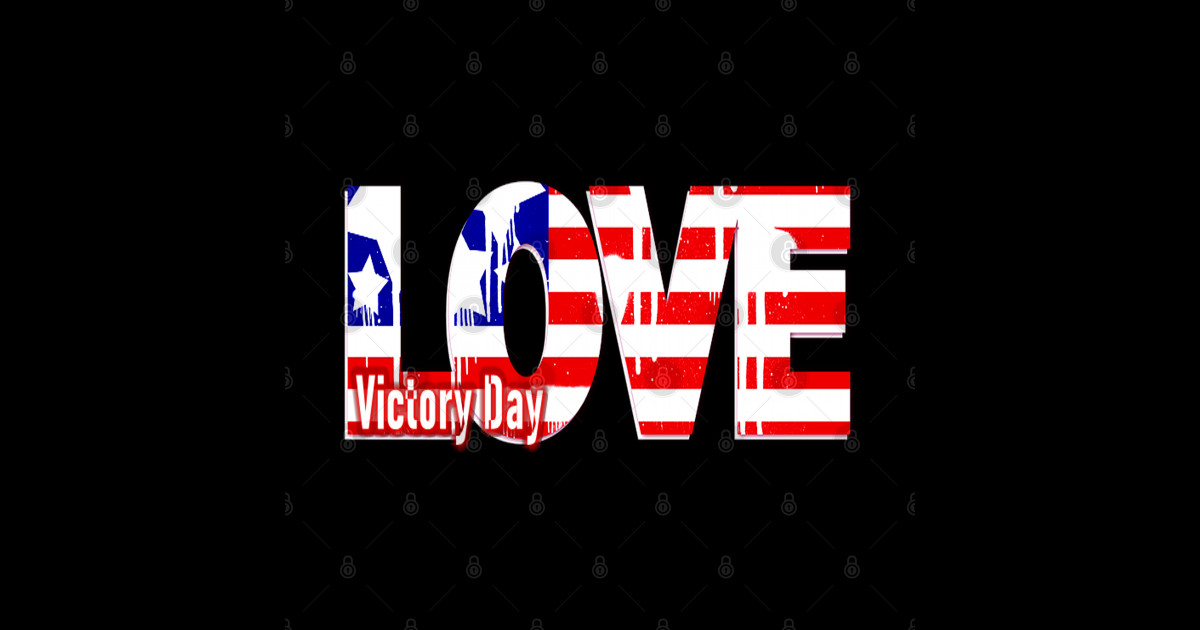 Victory Day Flag usa - Victory Day Usa - Sticker | TeePublic