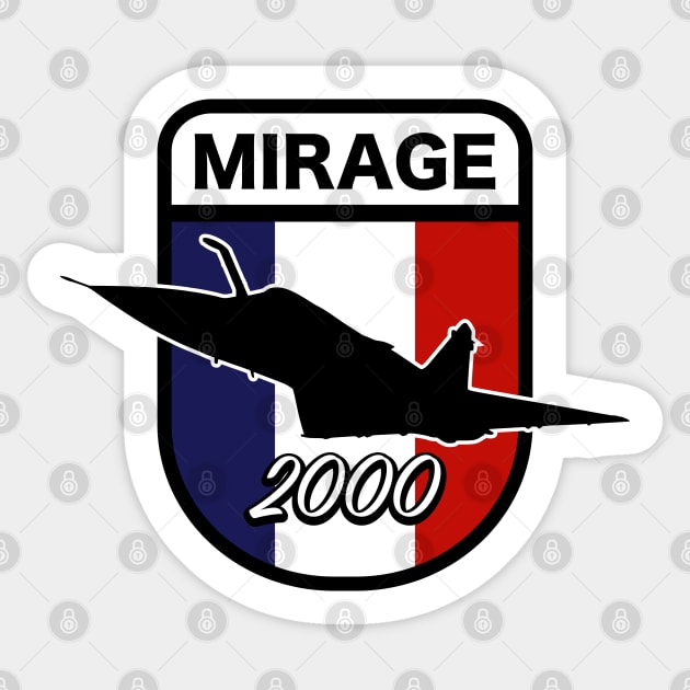 Dassault Mirage 2000 - French Air Force Mirage Fighter - Sticker ...