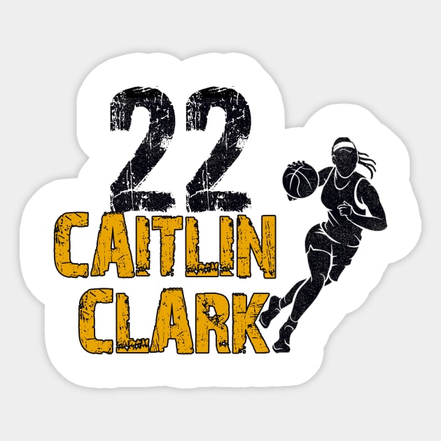 Caitlin Clark - Caitlin Clark 22 - Sticker | TeePublic