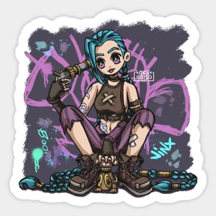 Jinx Stickers for Sale | TeePublic