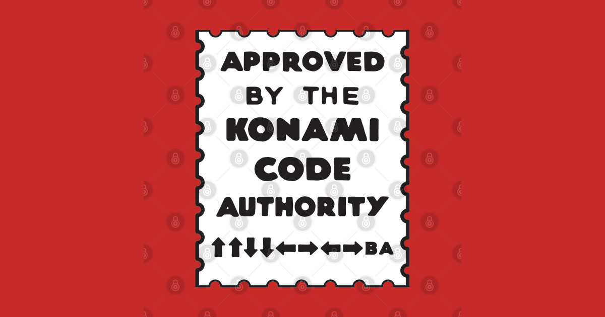 Konami Code Authority - Xbox - T-Shirt | TeePublic
