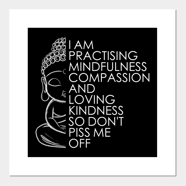 Funny Buddha Quote - Funny Buddha Quotes Gift - Posters and Art Prints ...