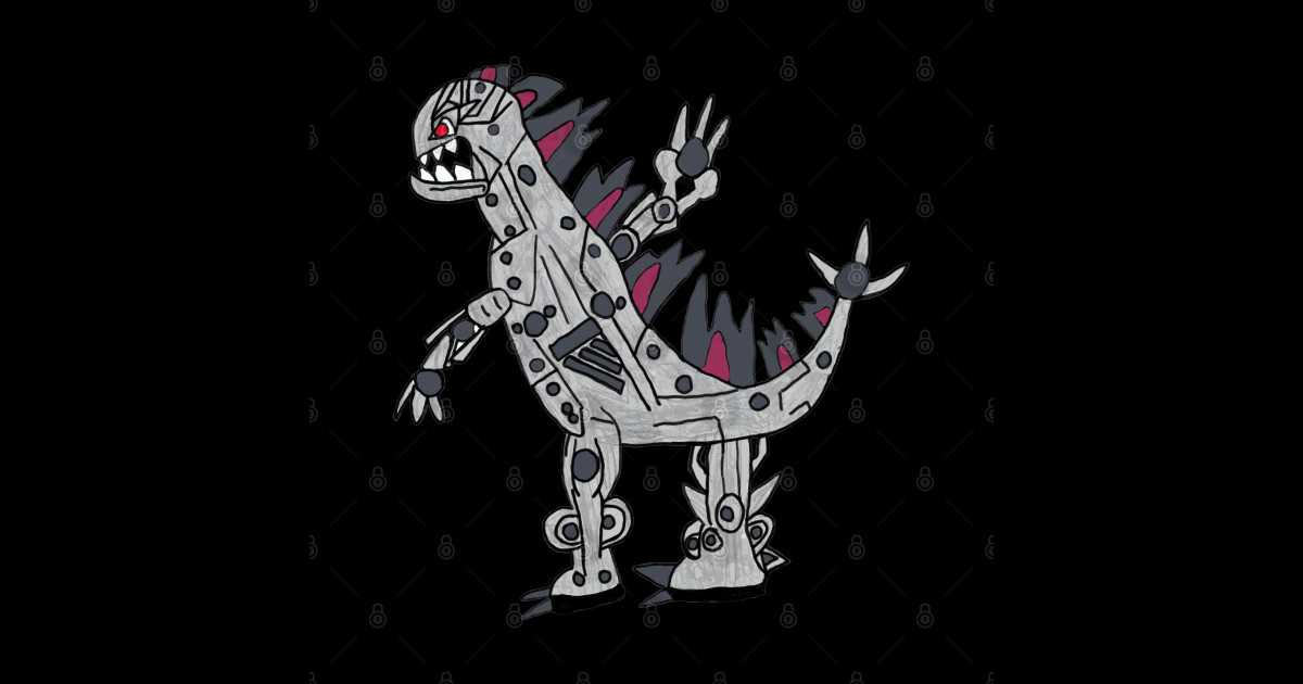 8 year old Jack: Mecha God Lizard Monster - Godzilla - Sticker | TeePublic