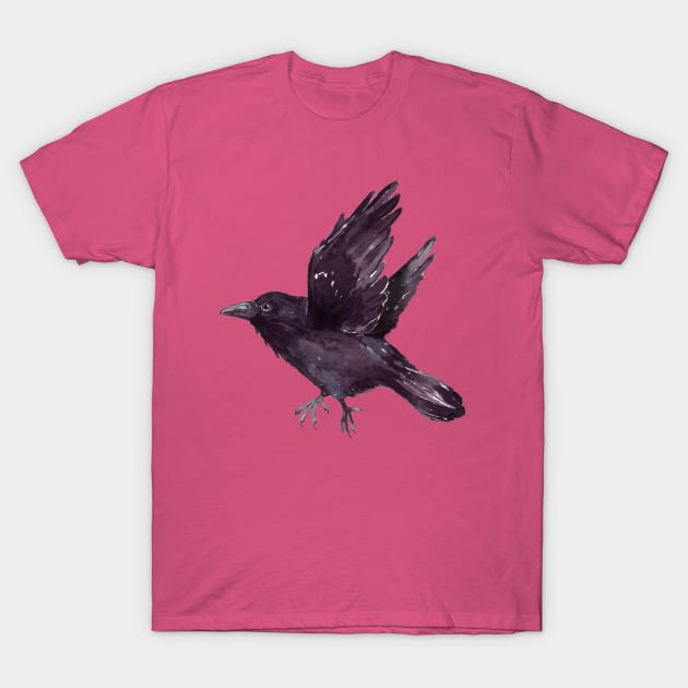 how to draw pink raven