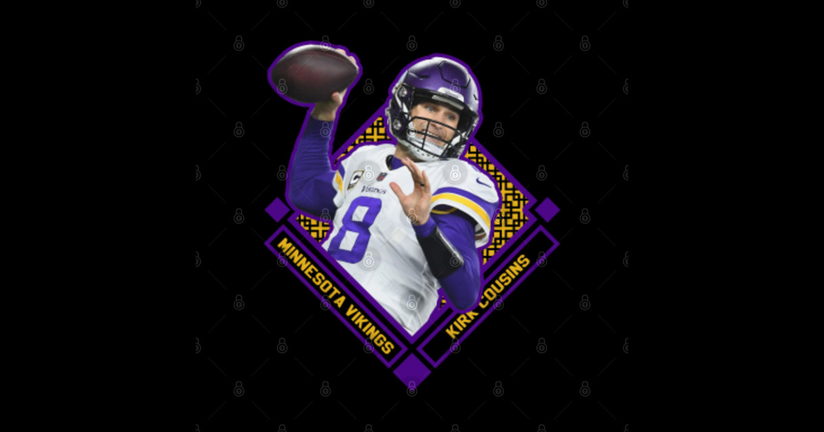 Kirk Cousins Diamond Sytyle - Kirk Cousins - Sticker | TeePublic