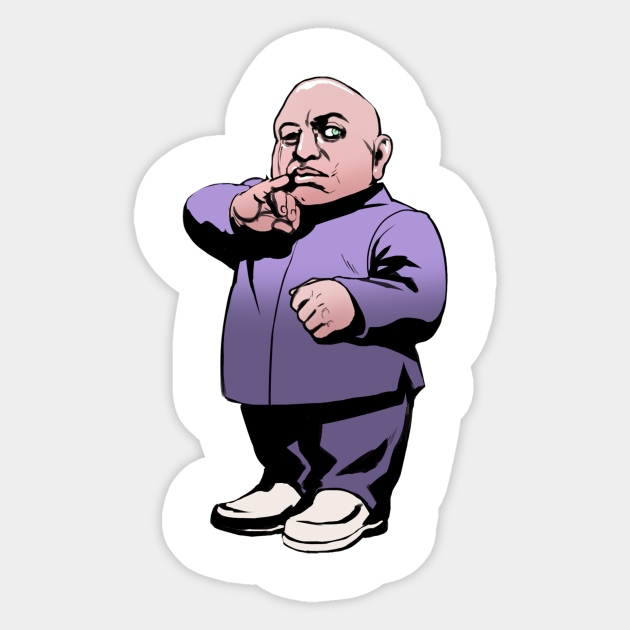 Mini Me - Austin Powers - Sticker | TeePublic