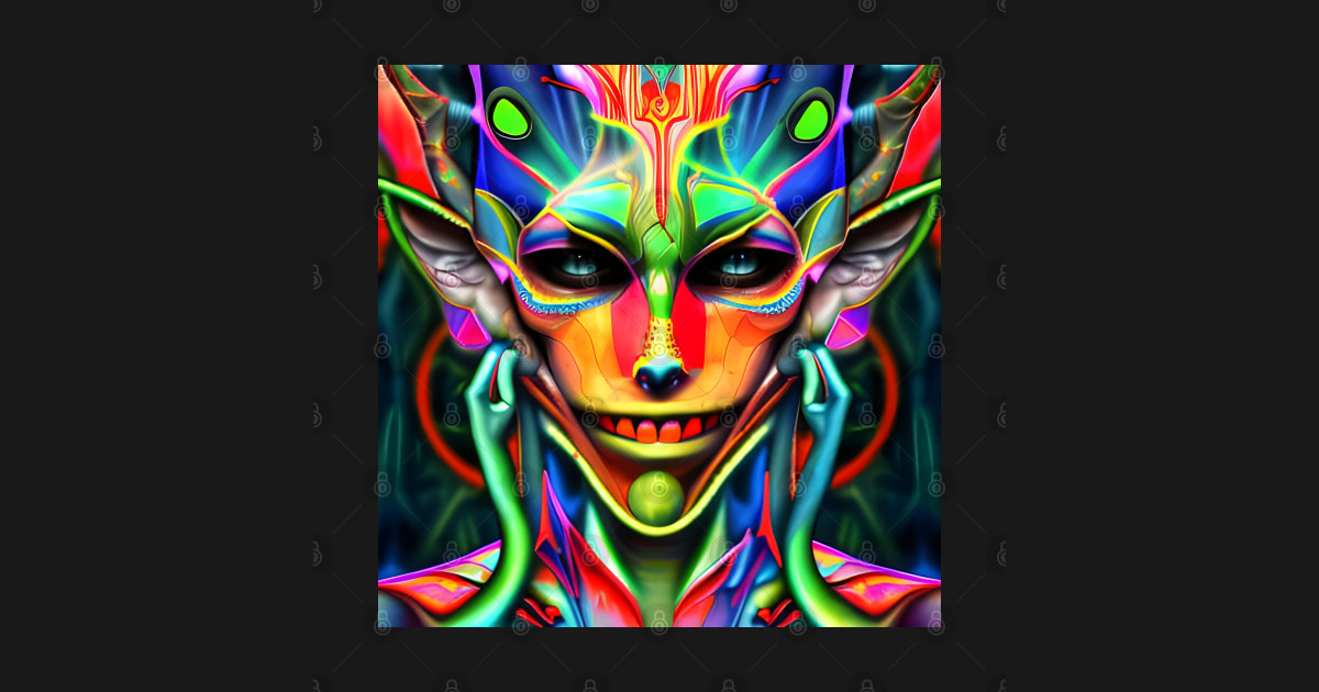 Transdimensional Elf (7) - Trippy Psychedelic Art - Psychedelic - T ...