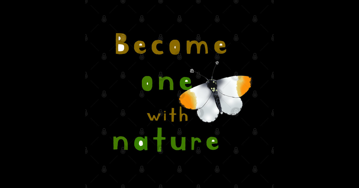 become one with nature - Nature Lover - Sticker | TeePublic