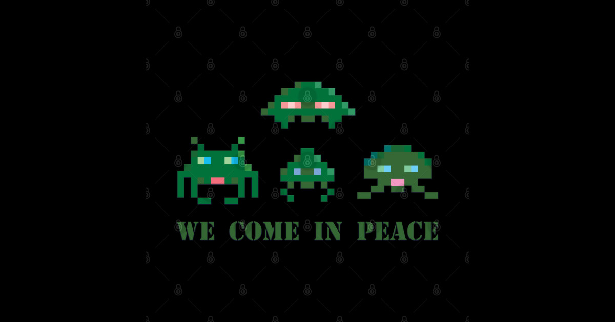 Retro gaming Space Invader - Retro Gamer - Sticker | TeePublic