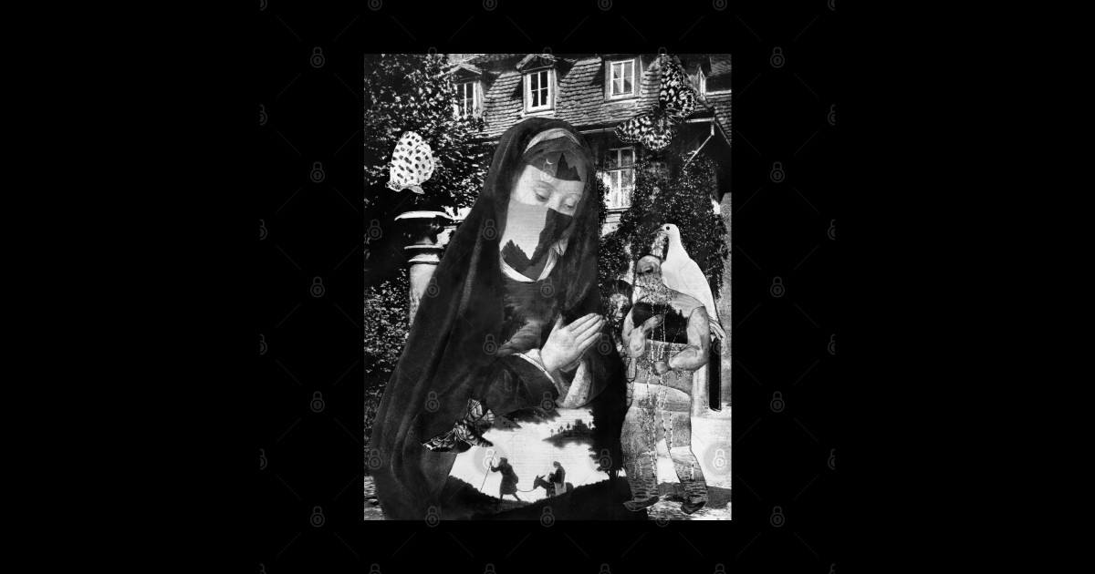 Virgin Mary Madonna Painting Jesus Gothic Gift - Virgin Mary - Posters ...