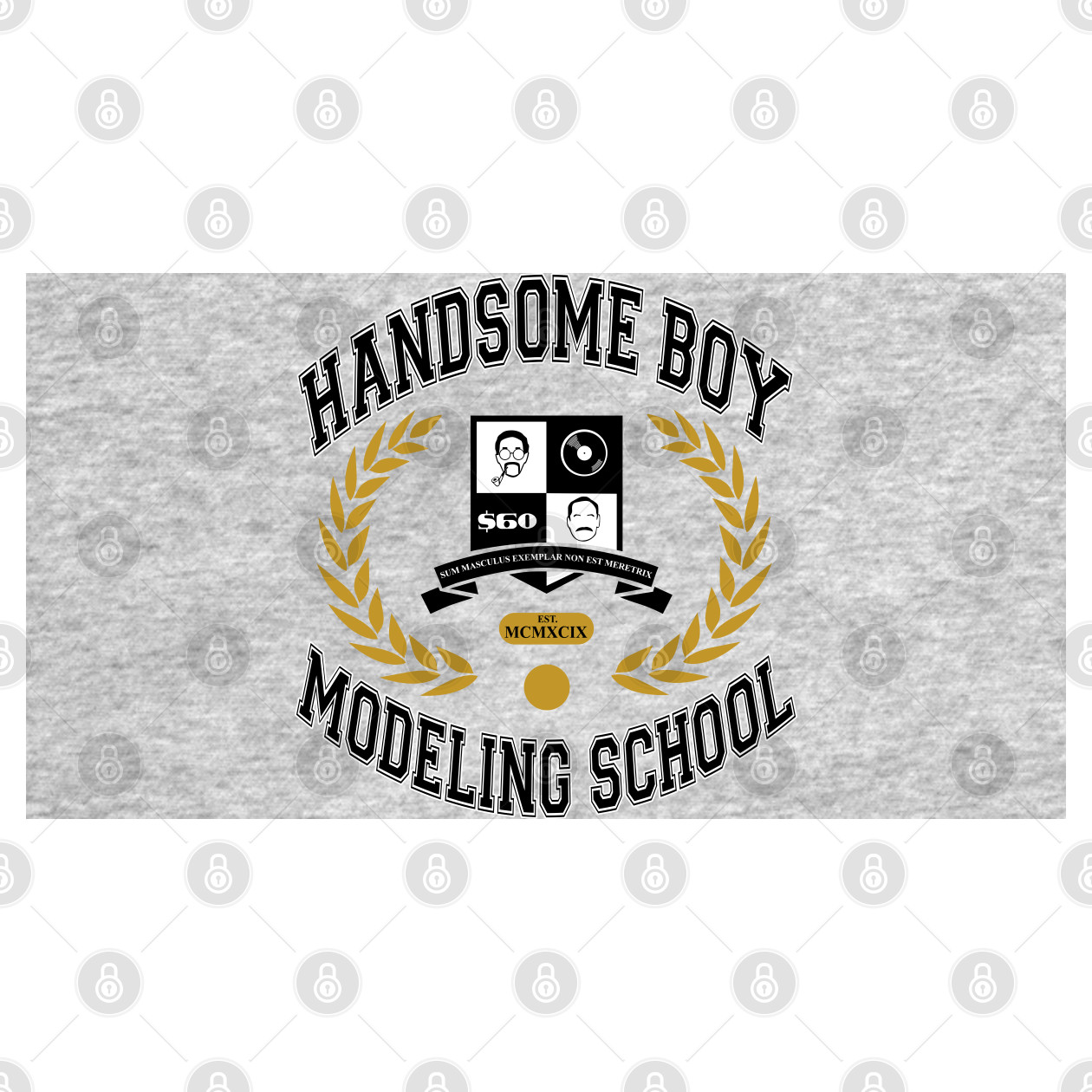 handsome boy logo