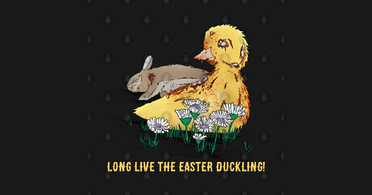 Vampire-Zombie Easter Duckling - Easter Duck - T-Shirt | TeePublic