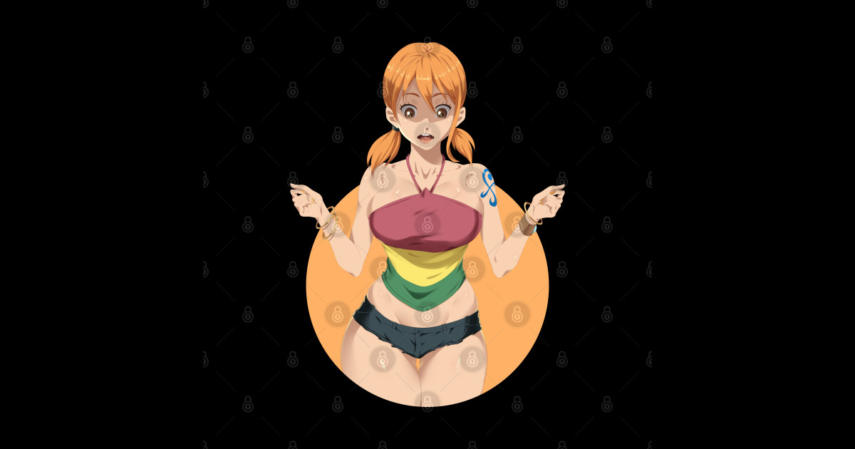 Nami // One Piece Strong World - One Piece - Sticker | TeePublic