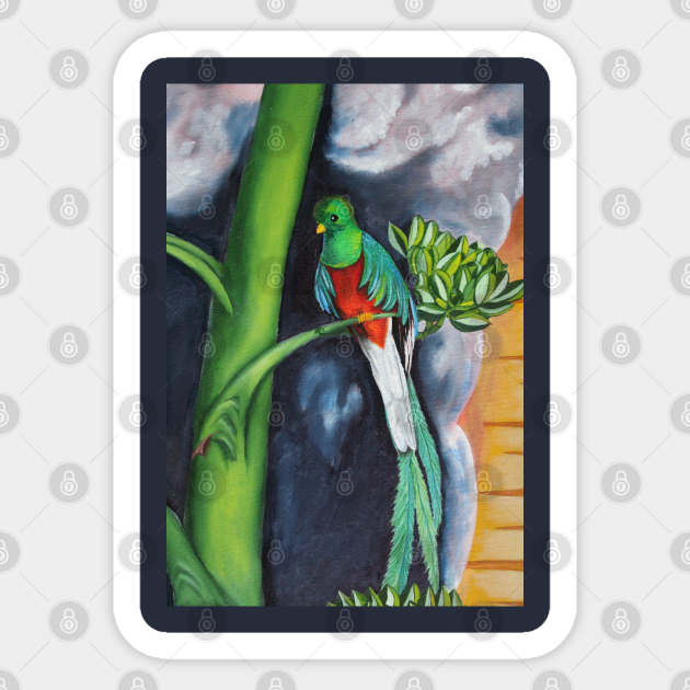 Mexican Quetzal - Quetzal - Sticker | TeePublic