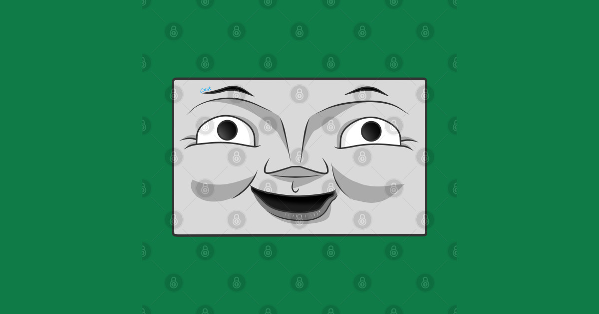 Boco happy face - Thomas Tank Engine - Pillow | TeePublic