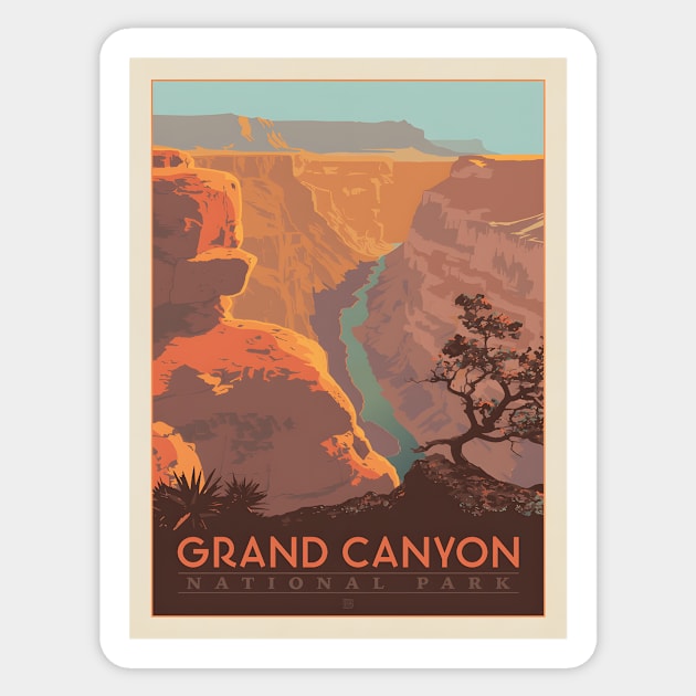 Grand Canyon National Park - Grand Canyon - Sticker | TeePublic