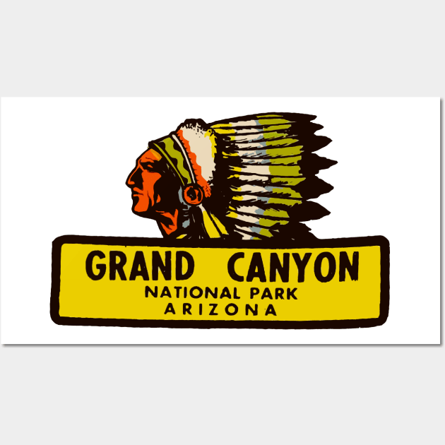 Vintage Grand Canyon Decal - Vintage Grand Canyon - Posters and Art ...