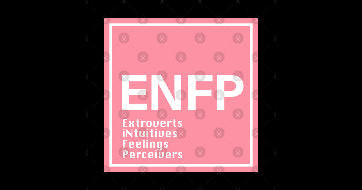MBTI ENFP - Mbti Enfp Pink - Sticker | TeePublic