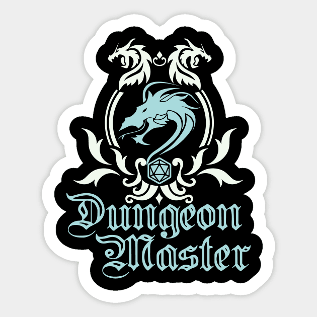 D&D Dungeon Master DM Emblem - Dungeon Master - Sticker | TeePublic