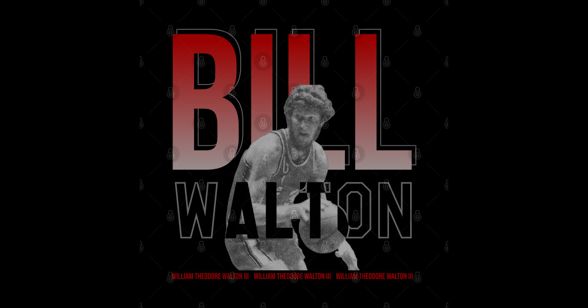 Bill Walton - Basketball - Sticker | TeePublic