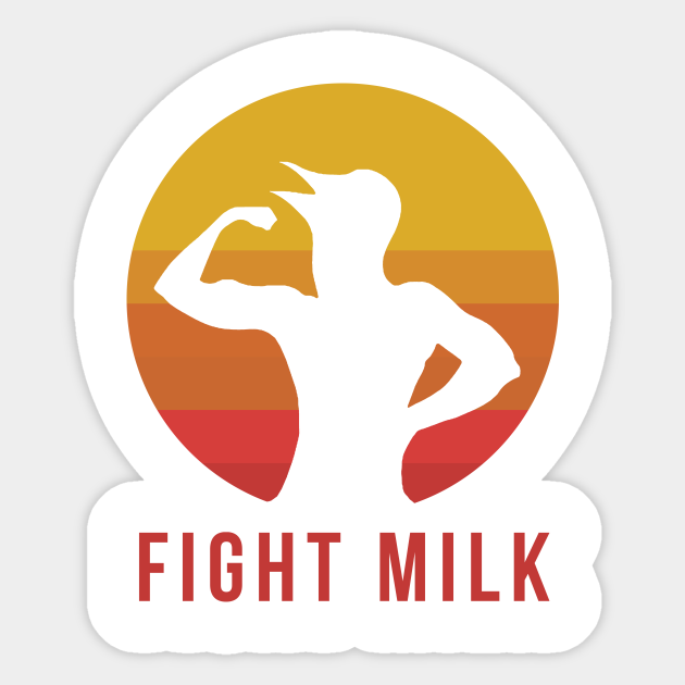 Fight Milk - Its Always Sunny In Philadelphia - Sticker | TeePublic