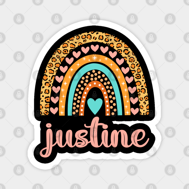 Justine Name Justine Birthday - Justine - Magnet | TeePublic