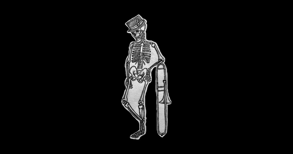 The Bone Man - Music - Sticker | TeePublic