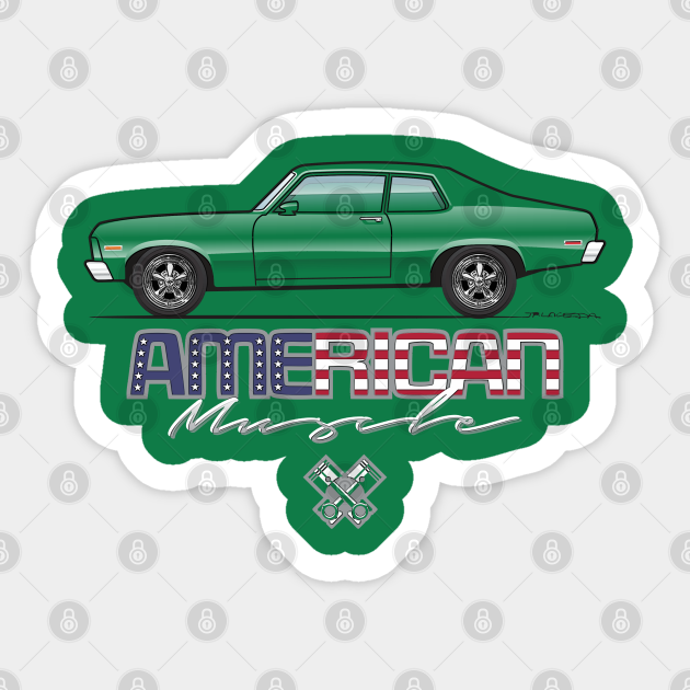 Multi Color Nova - Chevy Nova - Sticker | TeePublic